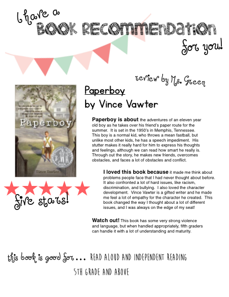 Starting a Classroom: Book Recommendations – Ms. Green's Class