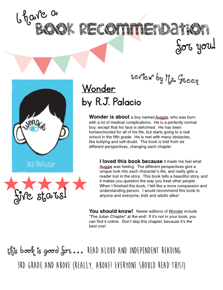 Starting a Classroom: Book Recommendations – Ms. Green's Class